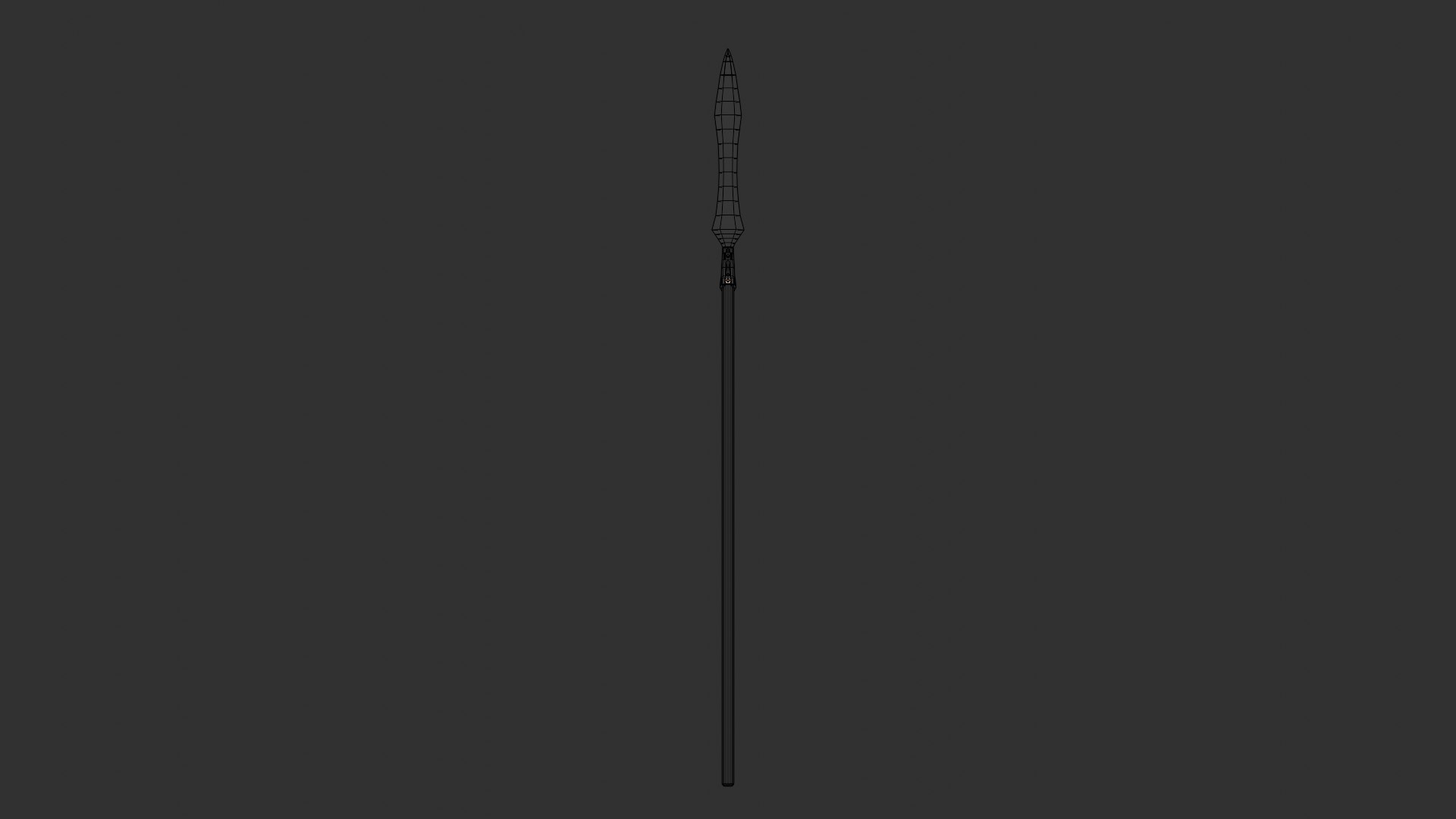 3D Medieval Wooden Spear Model - TurboSquid 2254358