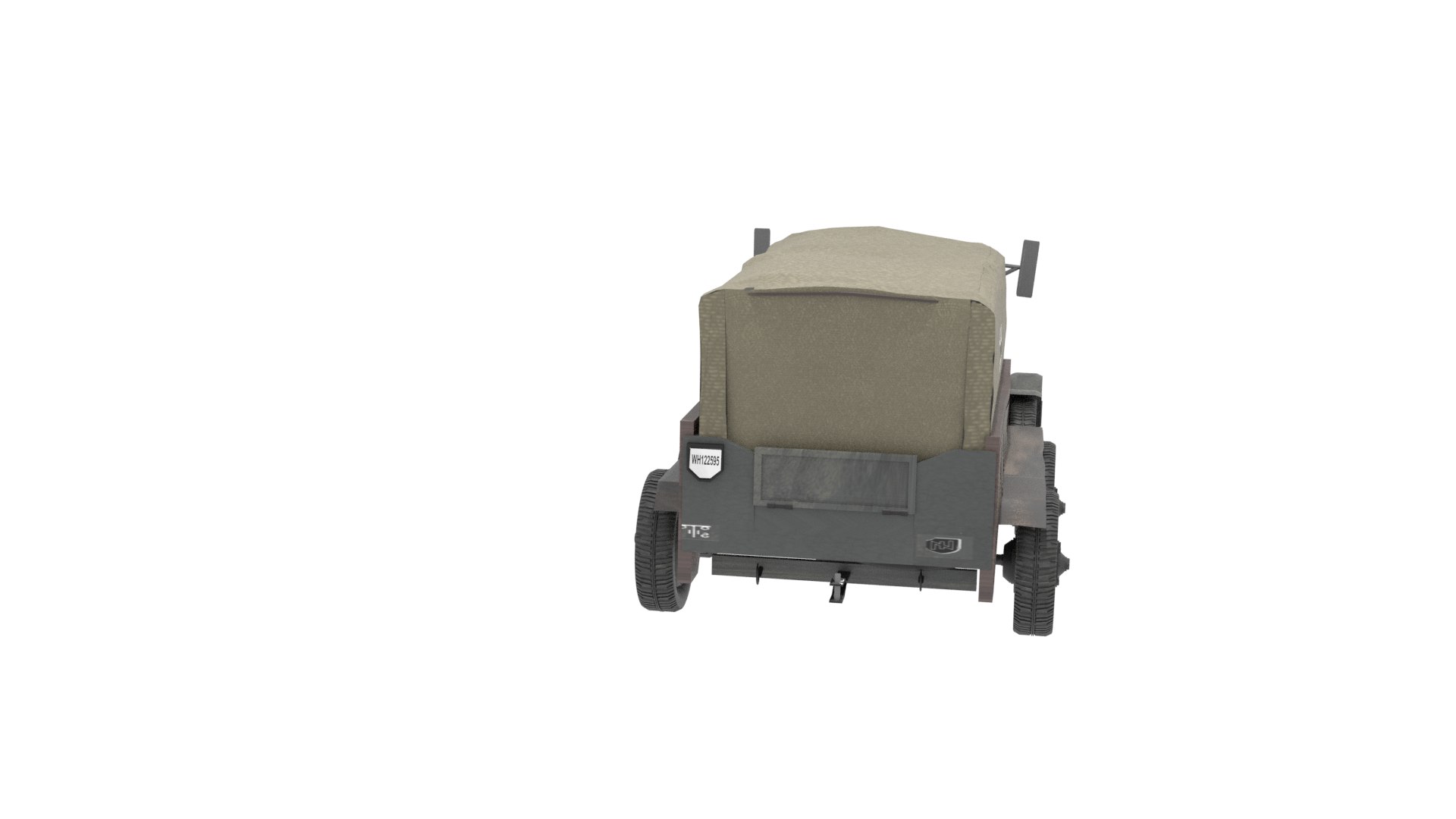 3D WW2 German Krupp Protze Truck - TurboSquid 2439965