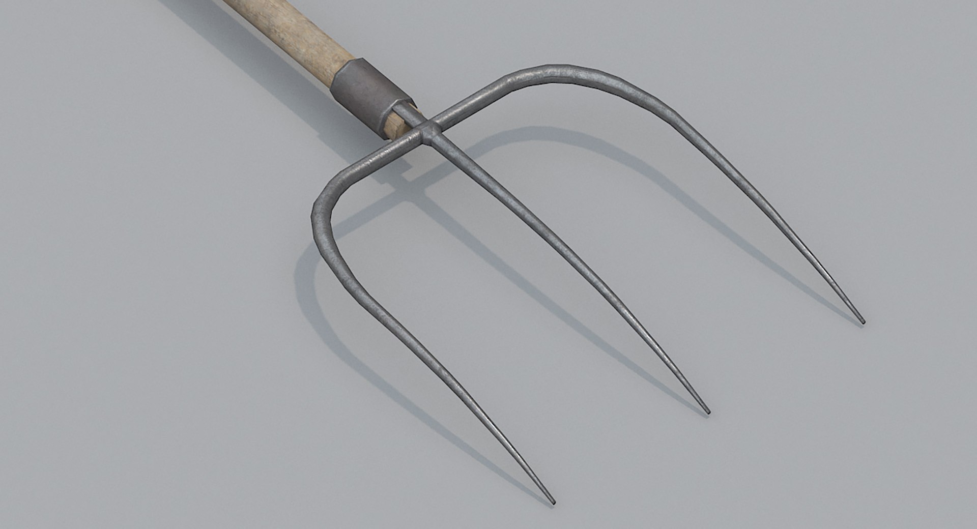 3D Wooden Pitchfork Model - TurboSquid 1737581