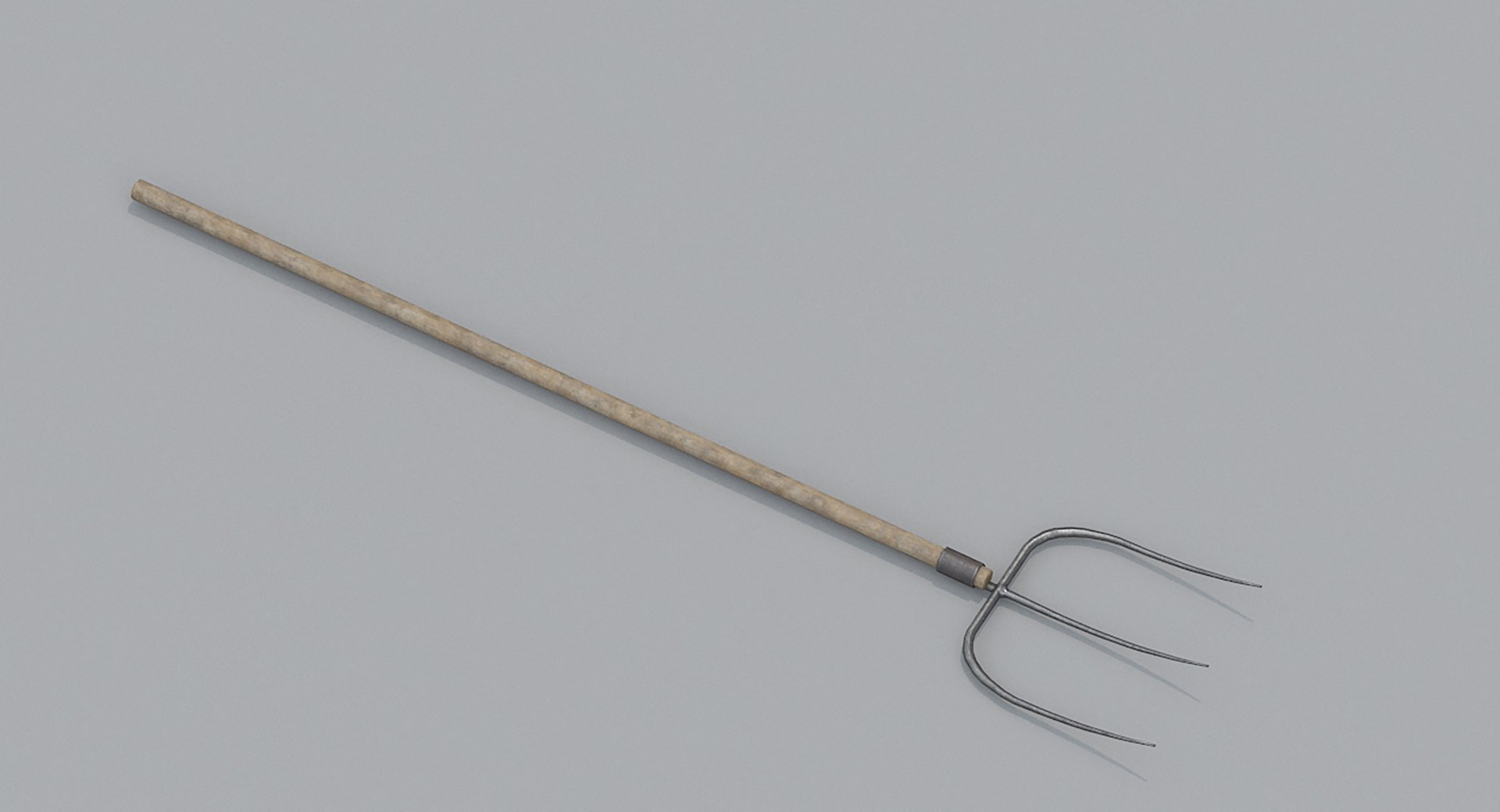 3D Wooden Pitchfork Model - TurboSquid 1737581