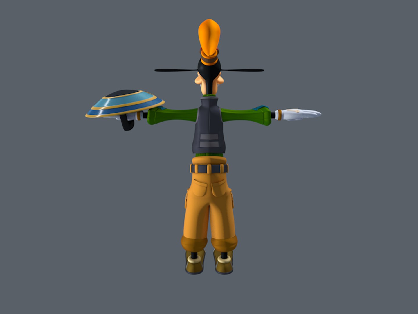 3d Goofy Kingdom Hearts