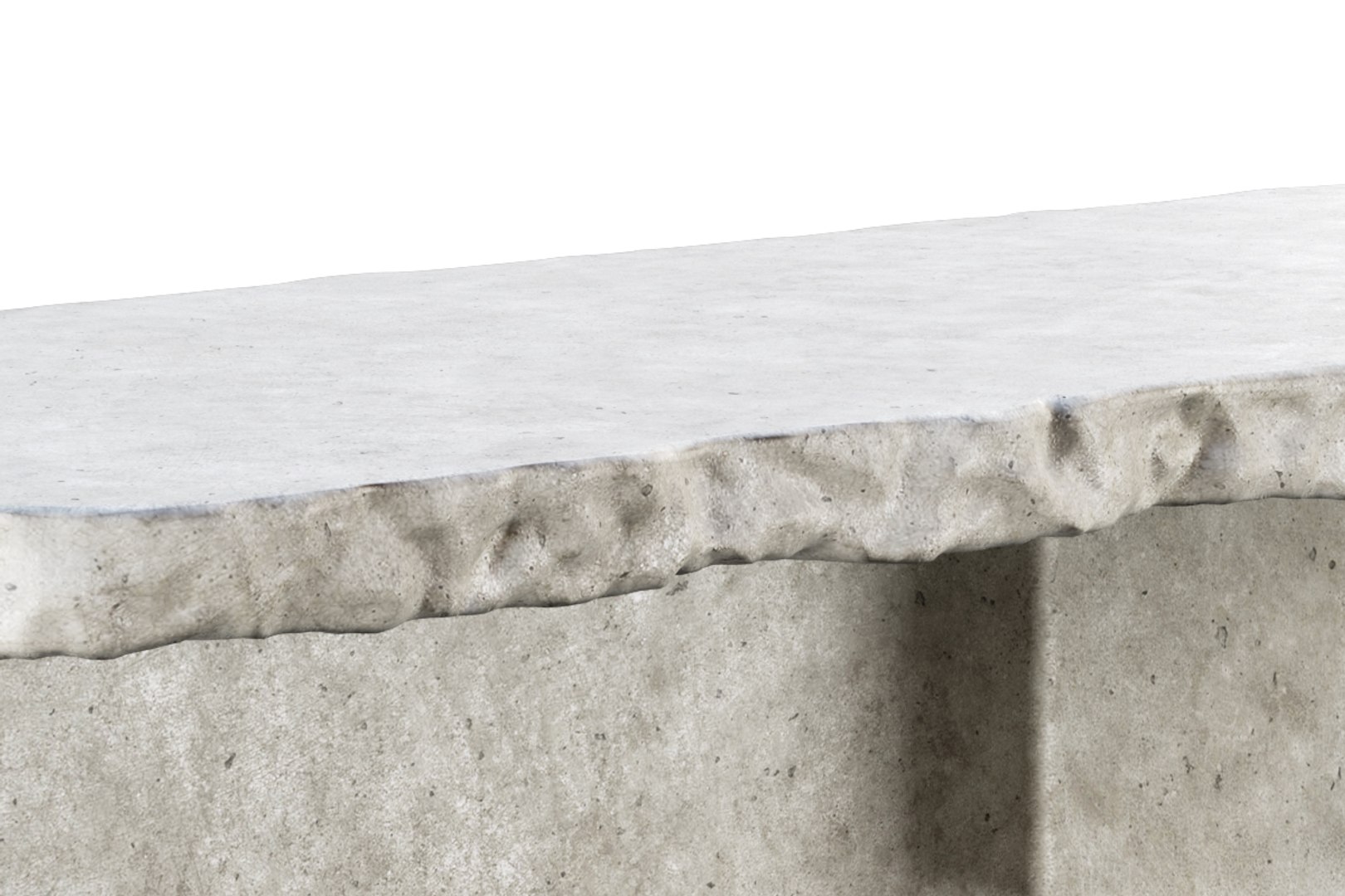 3D Richard Concrete Long Table By Bpoint Design - TurboSquid 1822419