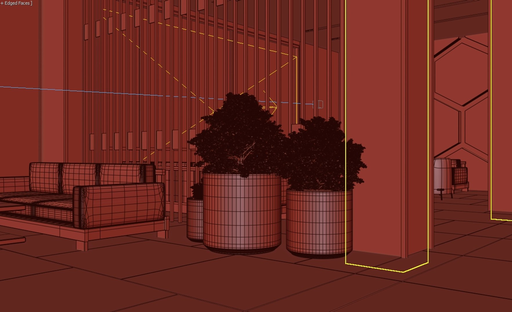 Luxury Hotel Lobby Interior 3D model - TurboSquid 1998352