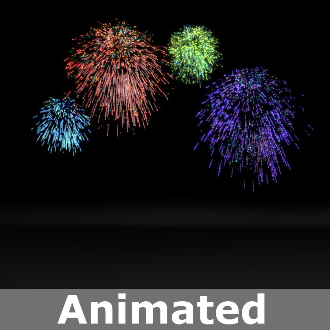 Fireworks Animation Model - TurboSquid 1198915