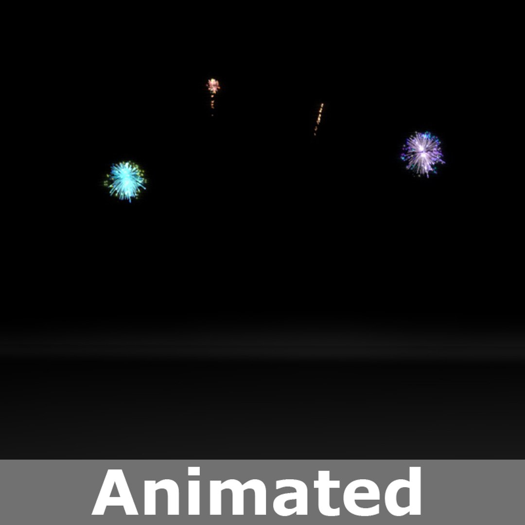 Fireworks Animation Model - TurboSquid 1198915