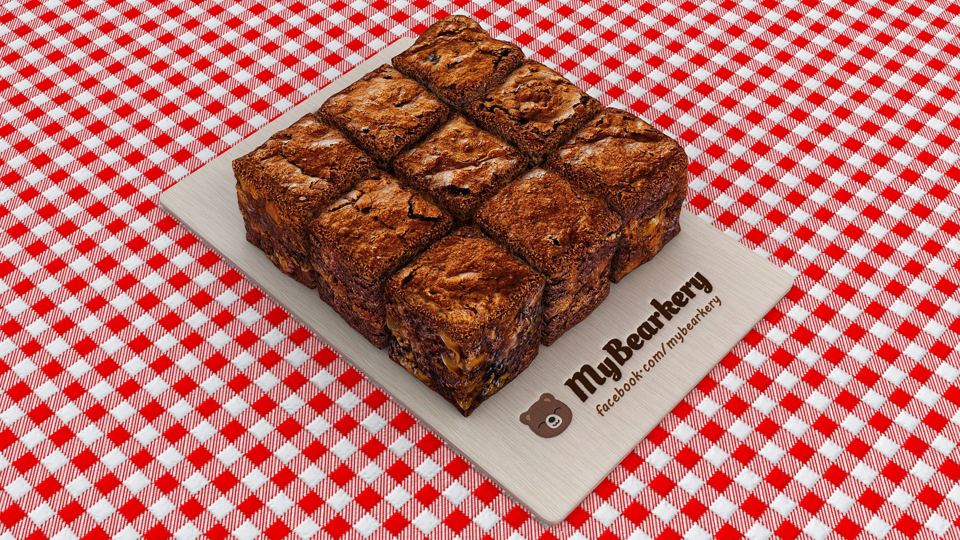 3D Chocolate Brownies - TurboSquid 1925867