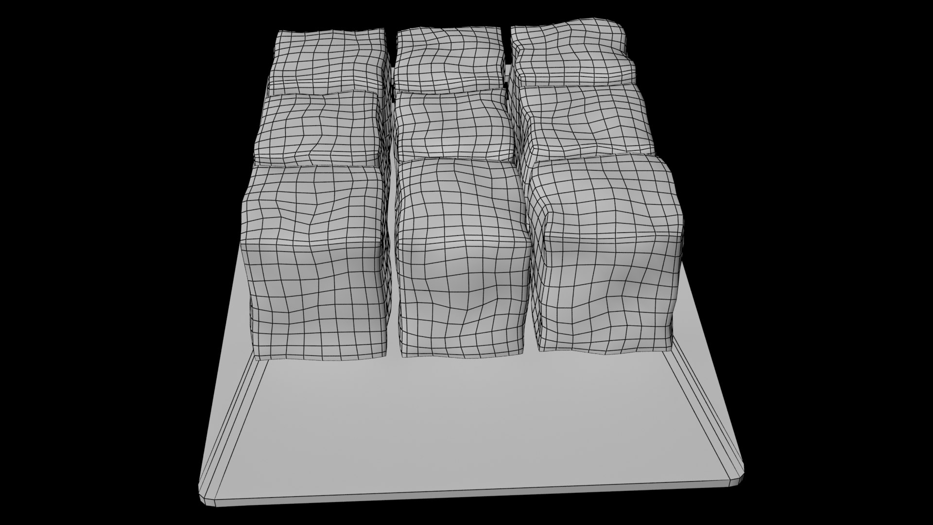 3D Chocolate Brownies - TurboSquid 1925867