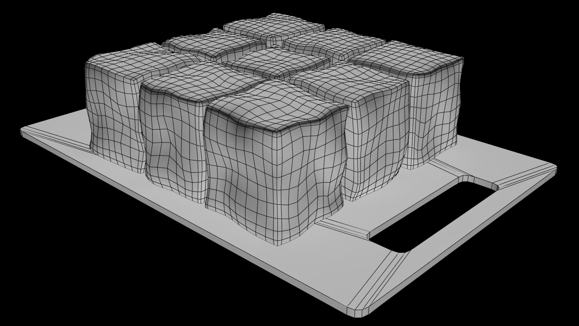 3D Chocolate Brownies - TurboSquid 1925867