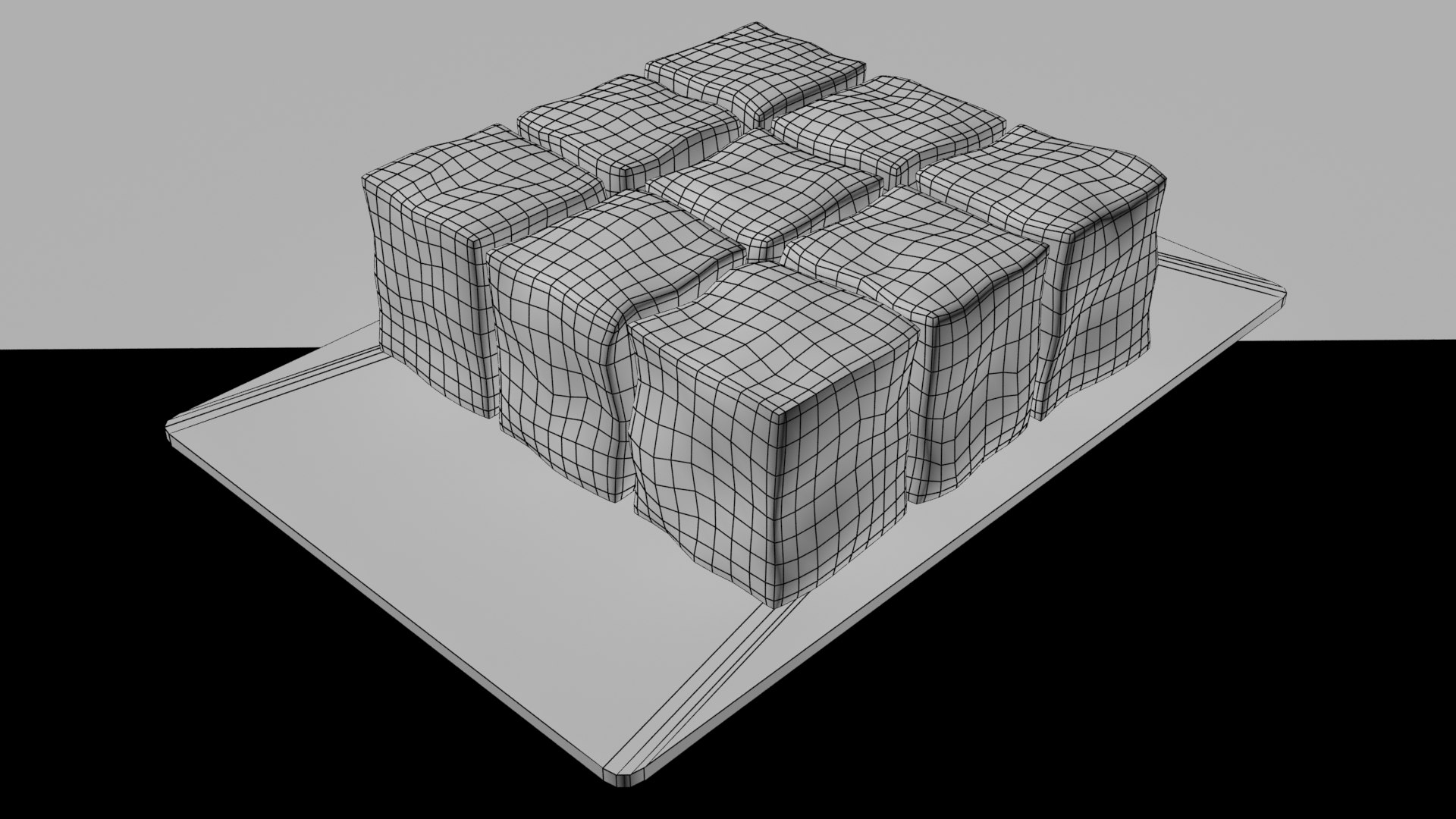 3D Chocolate Brownies - TurboSquid 1925867