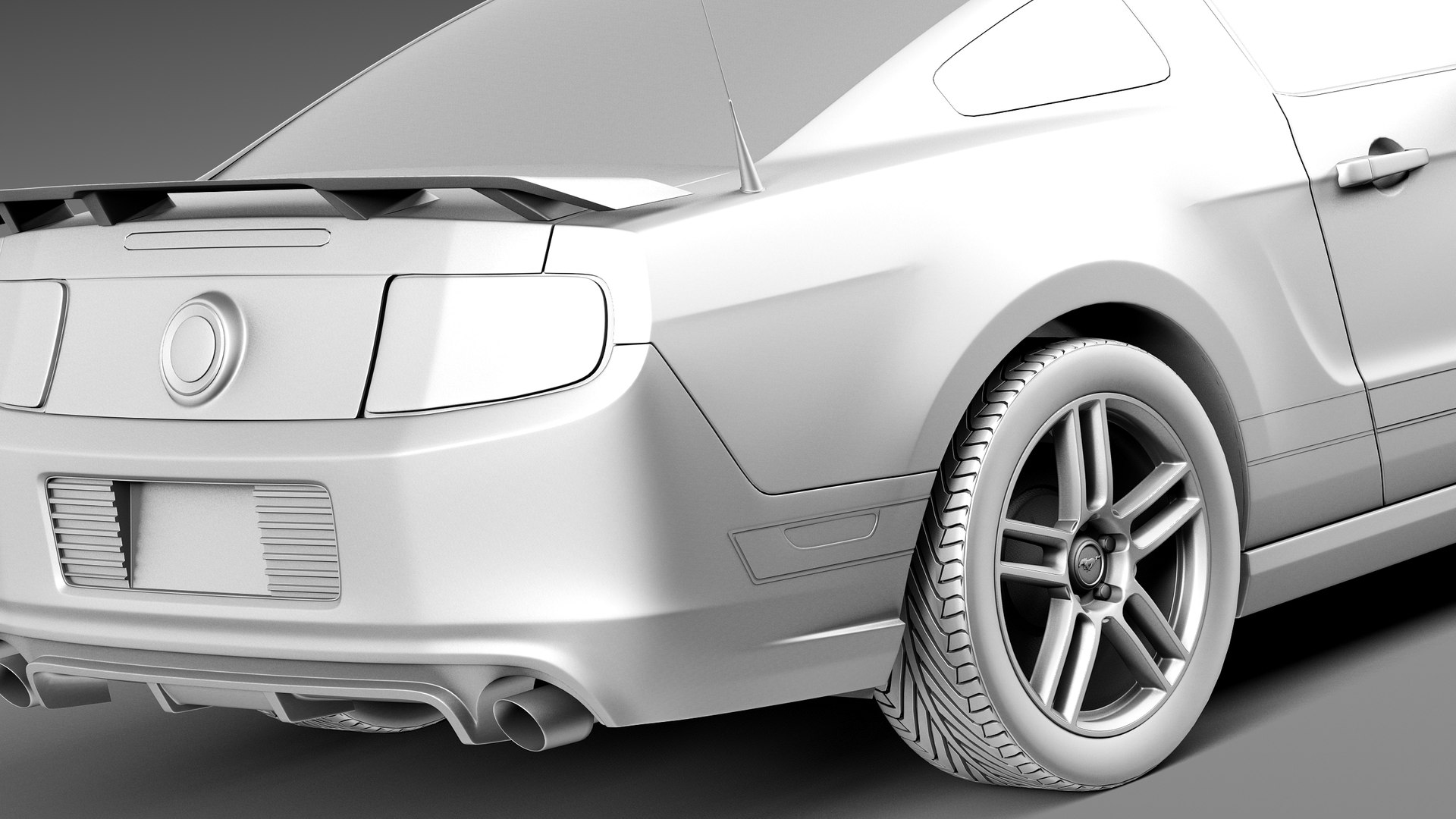 3d Model Mustang 302 Boss 2013