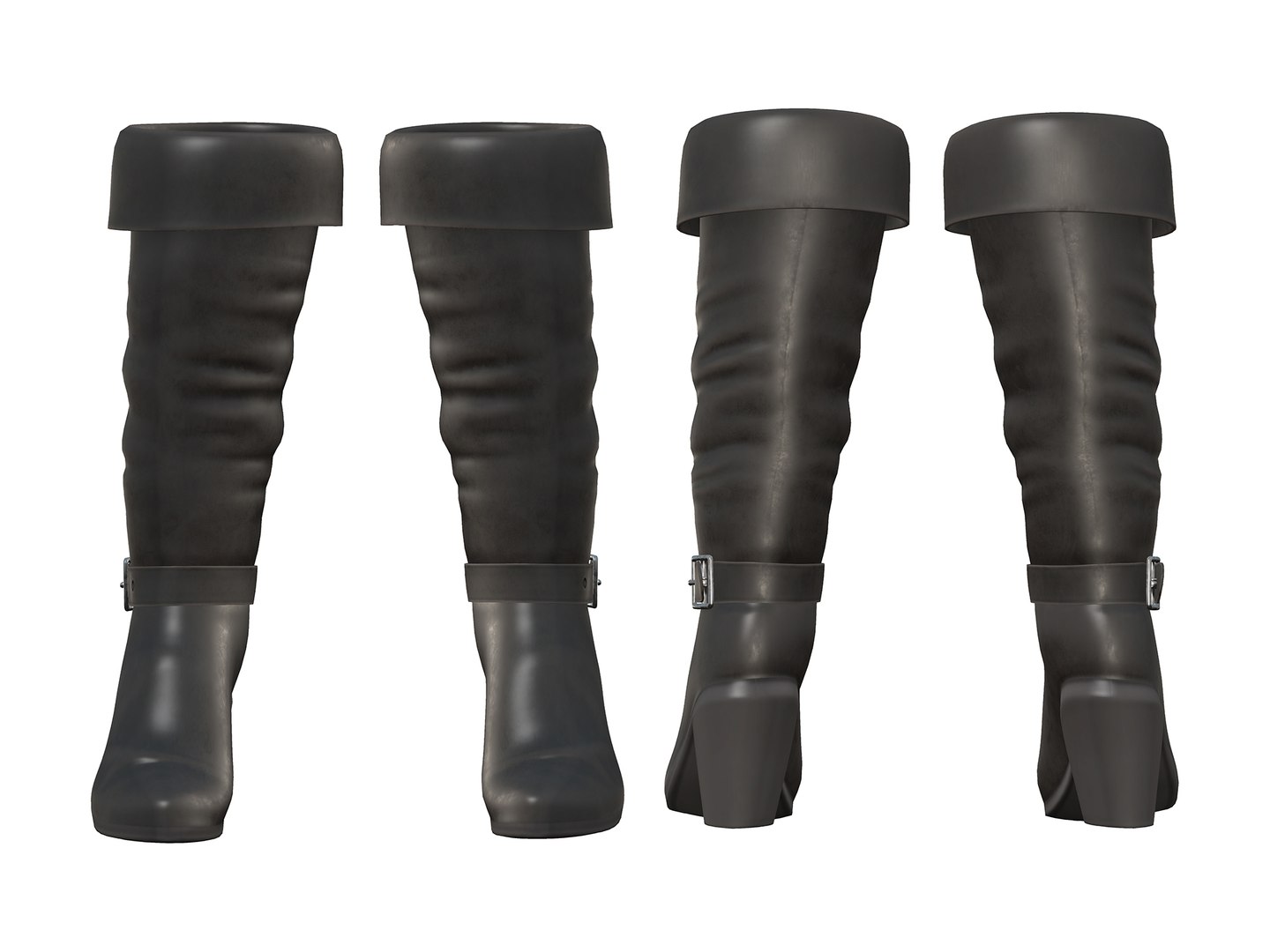 3D Warrior Fighter Black Outfit - TurboSquid 1960768