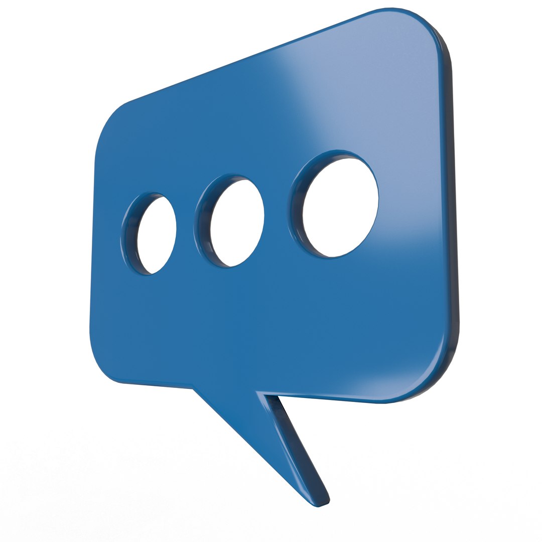 Message Symbol 3D Model - TurboSquid 1847630