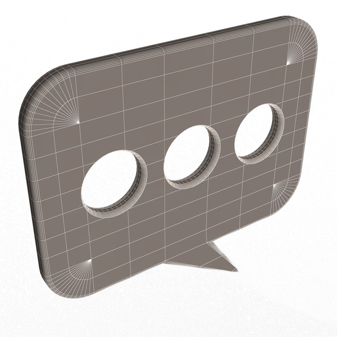Message Symbol 3D Model - TurboSquid 1847630