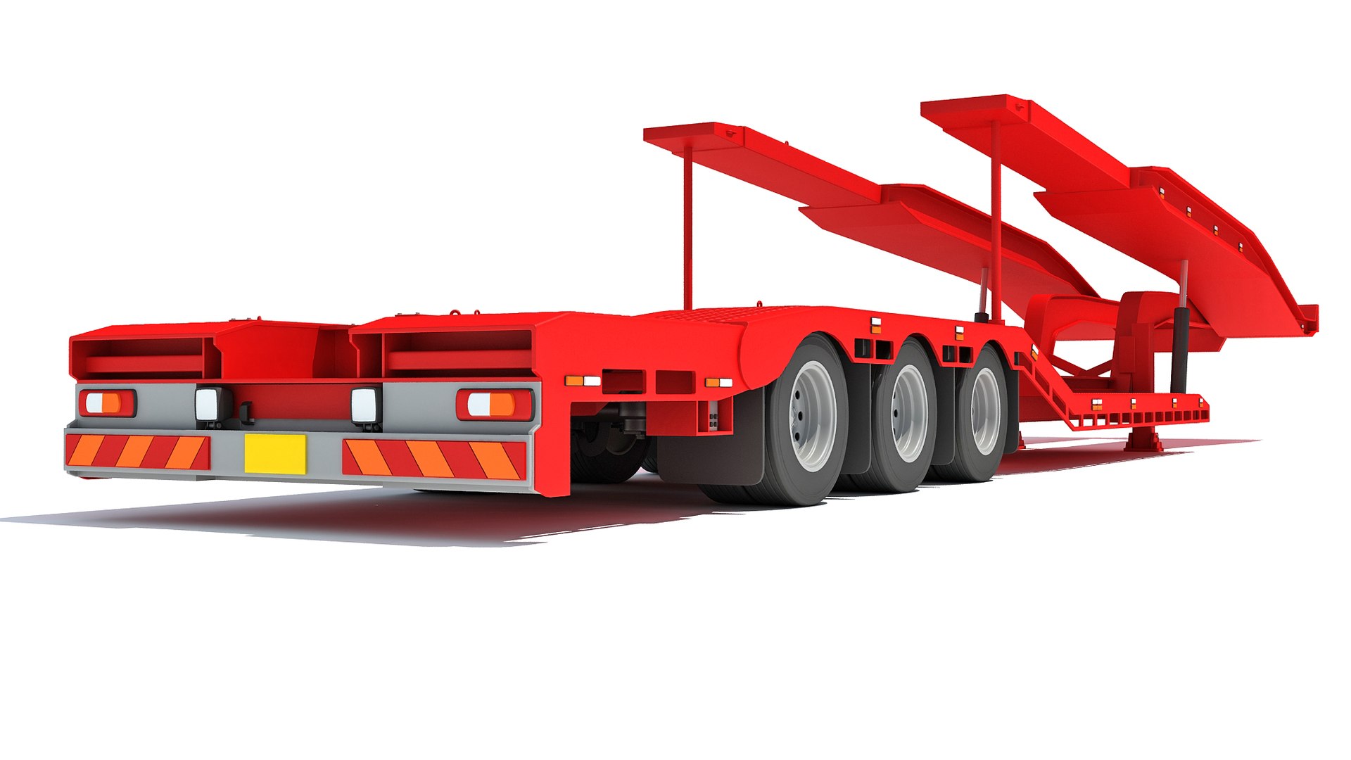 Platform Transporter Trailer 3D - TurboSquid 2142841