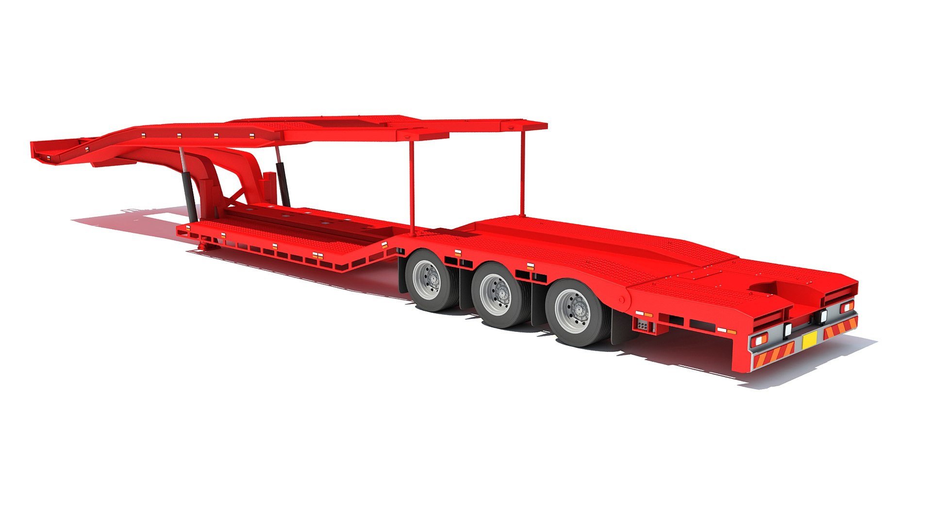 Platform Transporter Trailer 3D - TurboSquid 2142841