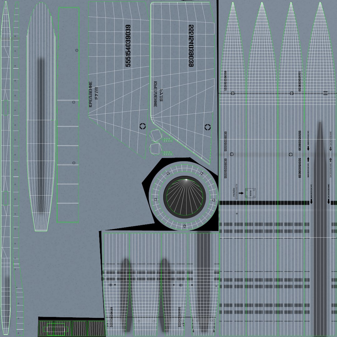 3d Model Kh-15 Missile