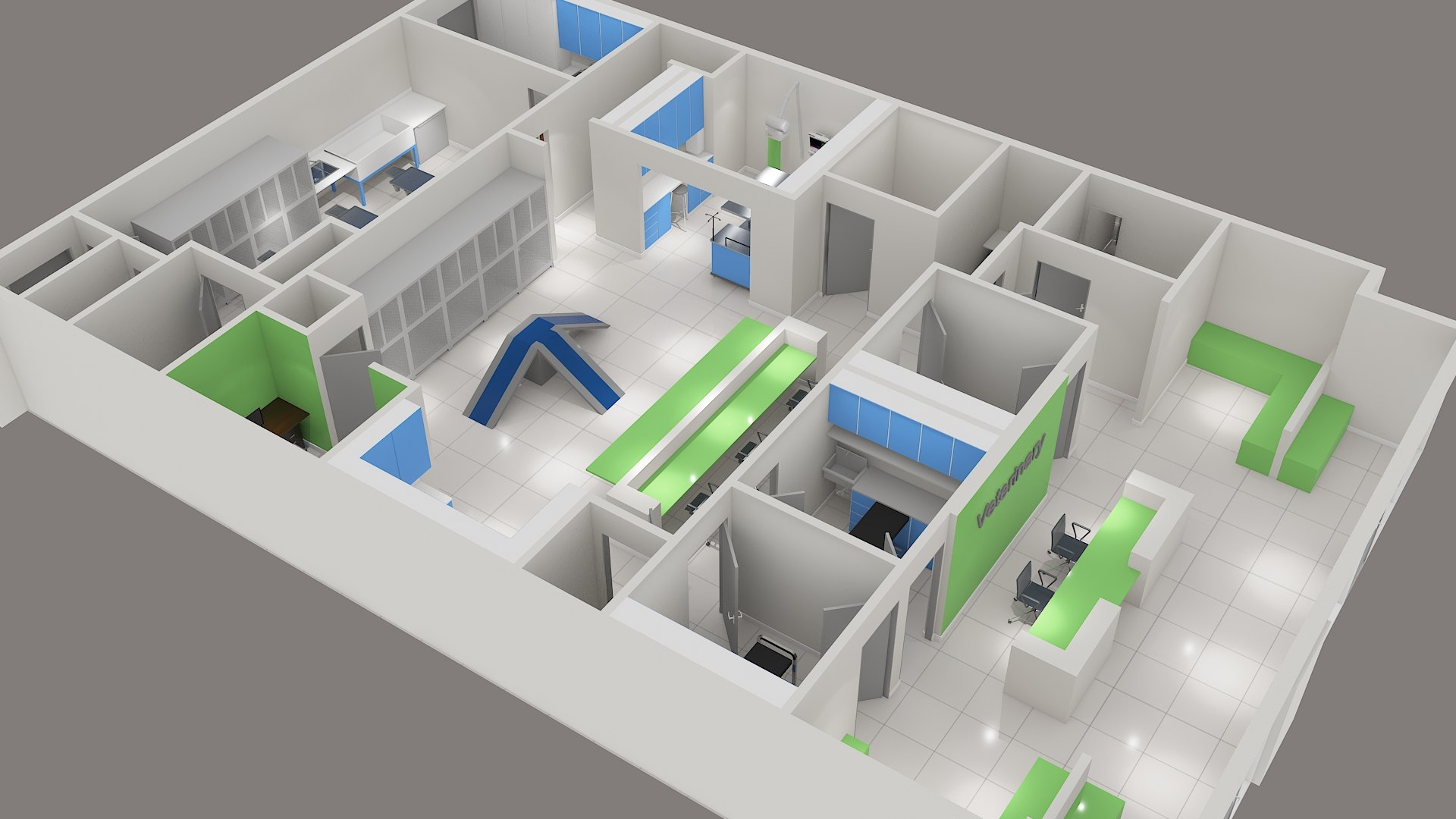 Vet Clinic 3D Model - TurboSquid 1746798