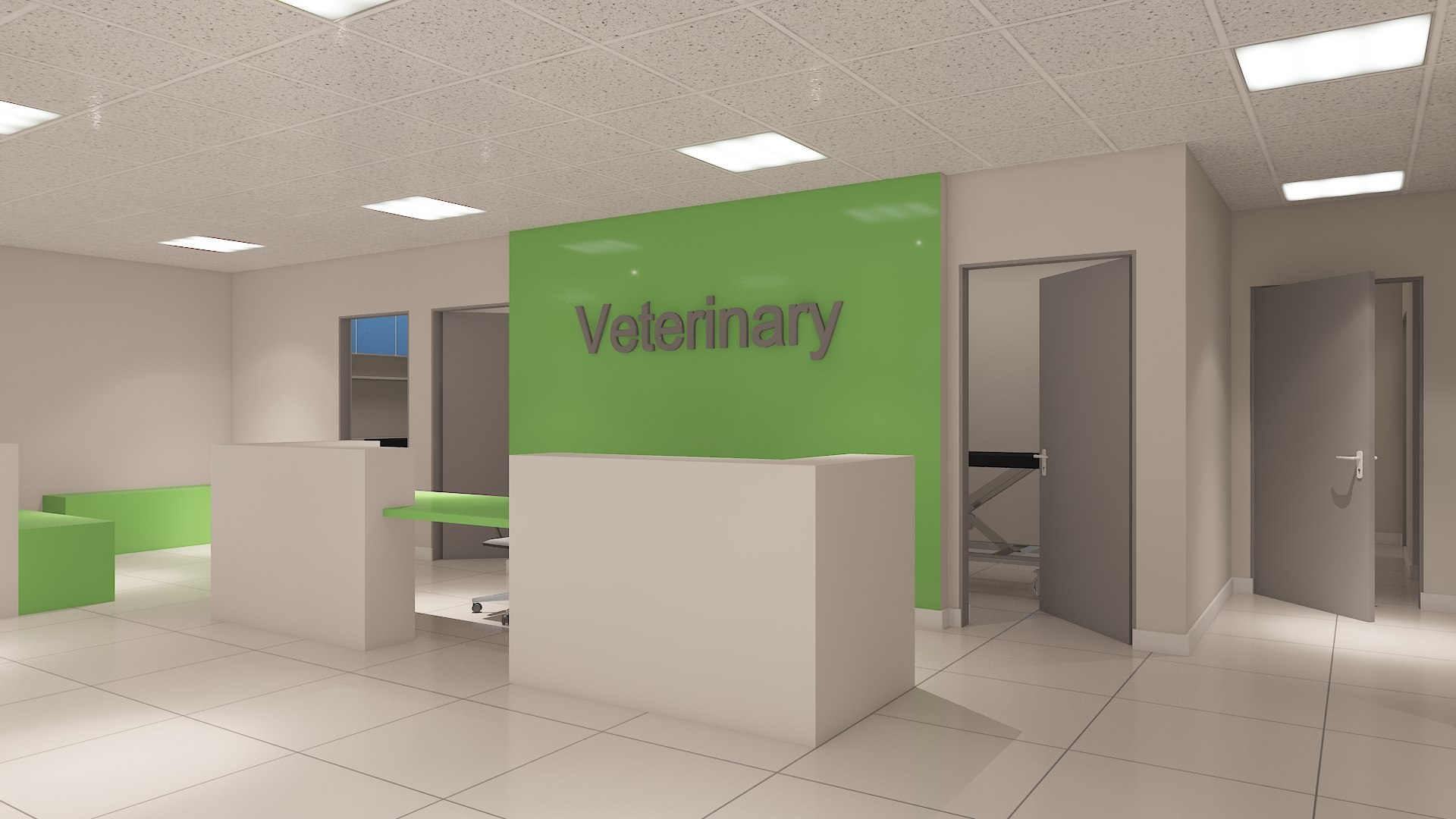 Vet Clinic 3D Model - TurboSquid 1746798