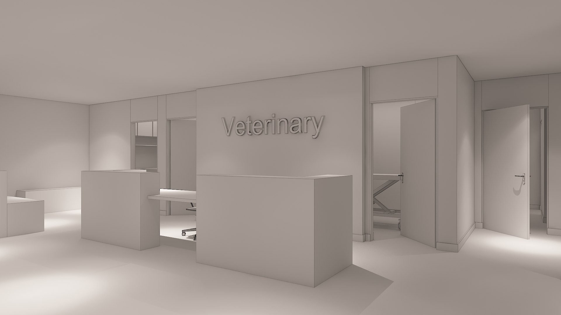 Vet Clinic 3D Model - TurboSquid 1746798