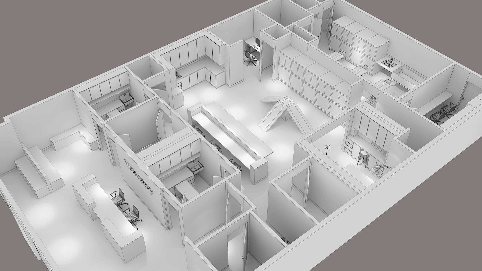 Vet Clinic 3D Model - TurboSquid 1746798