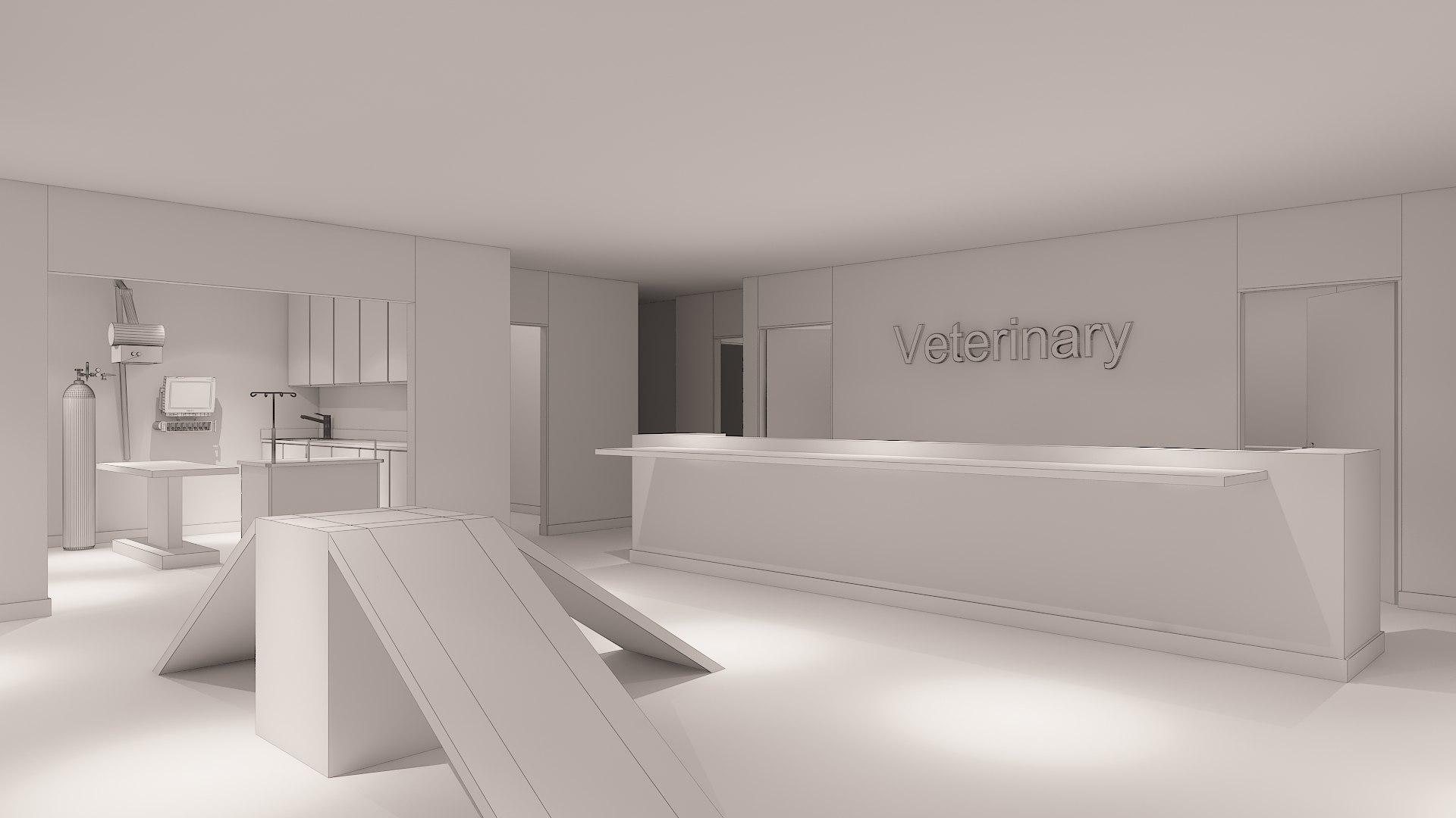 Vet Clinic 3D Model - TurboSquid 1746798