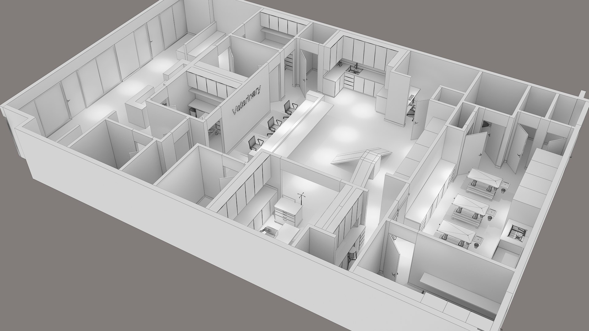 Vet Clinic 3D Model - TurboSquid 1746798