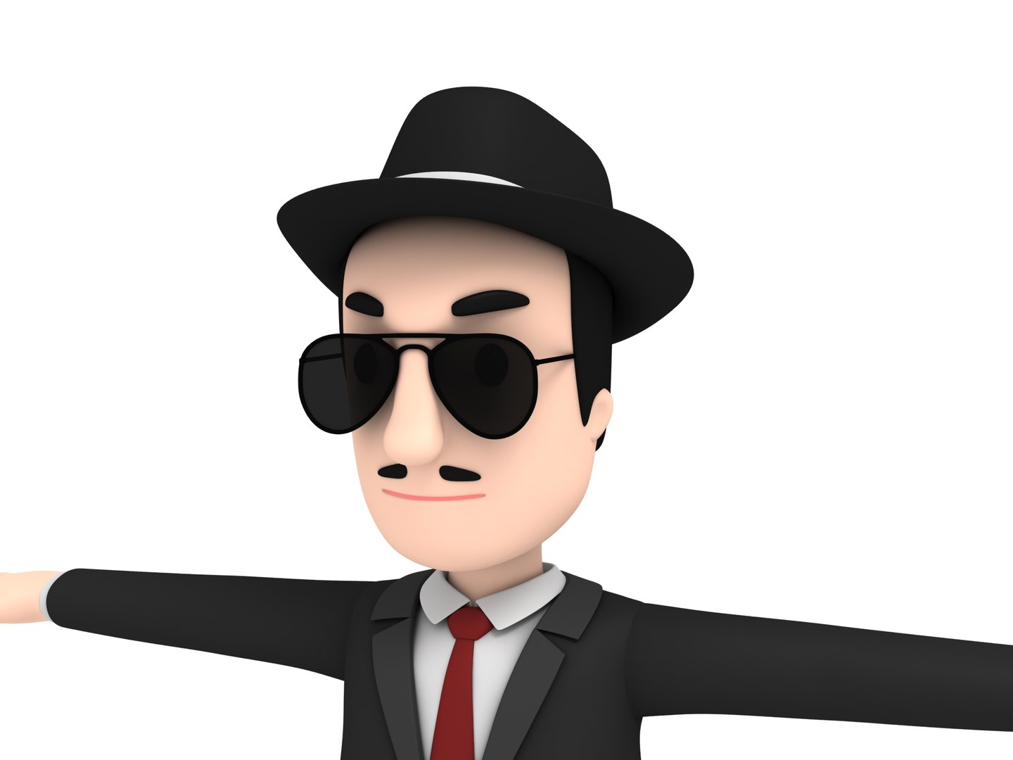 3D Mafia Character Cartoon - TurboSquid 1334136