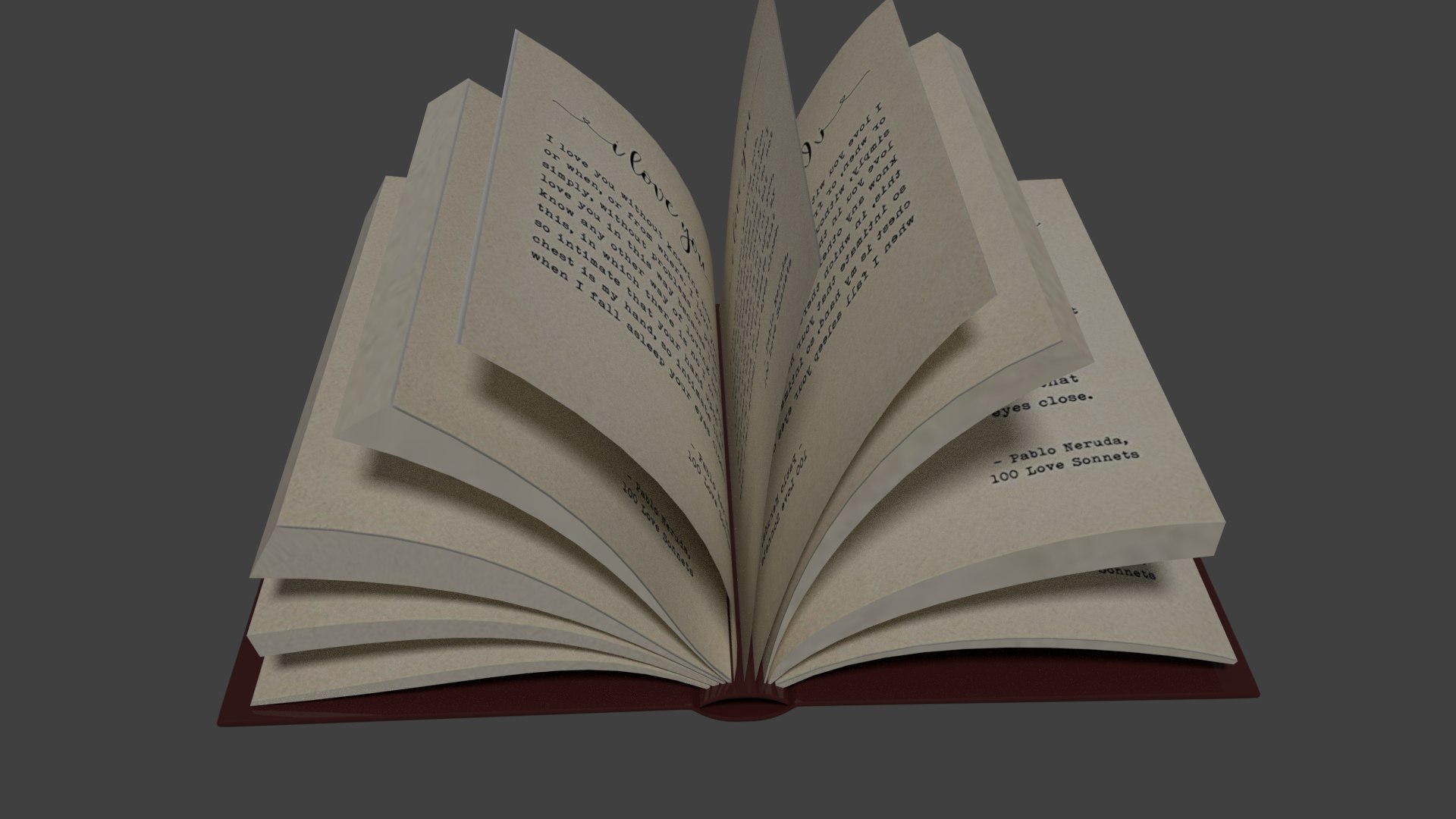 Book Asset 3D Model - TurboSquid 1534633