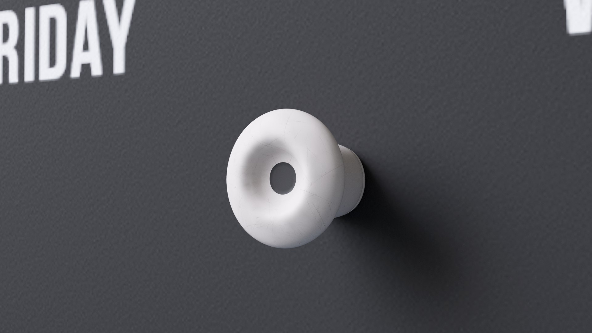 Board black memo 3D model - TurboSquid 1662693