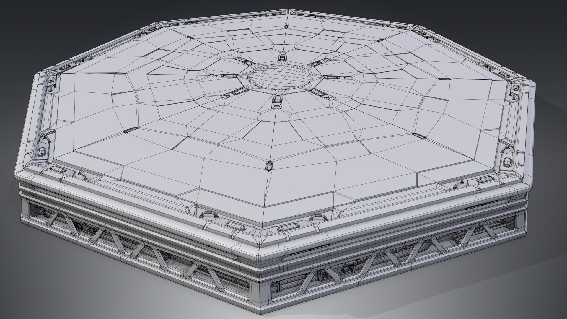 3D Helipad Landing Platform Model - TurboSquid 1677627