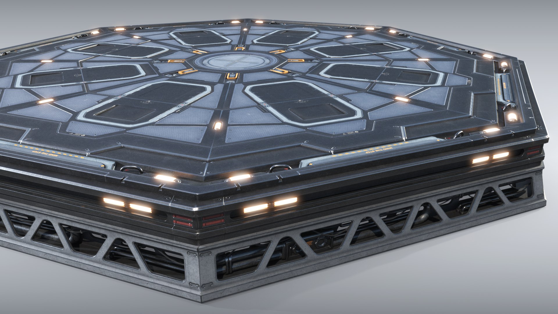 3D Helipad Landing Platform Model - TurboSquid 1677627