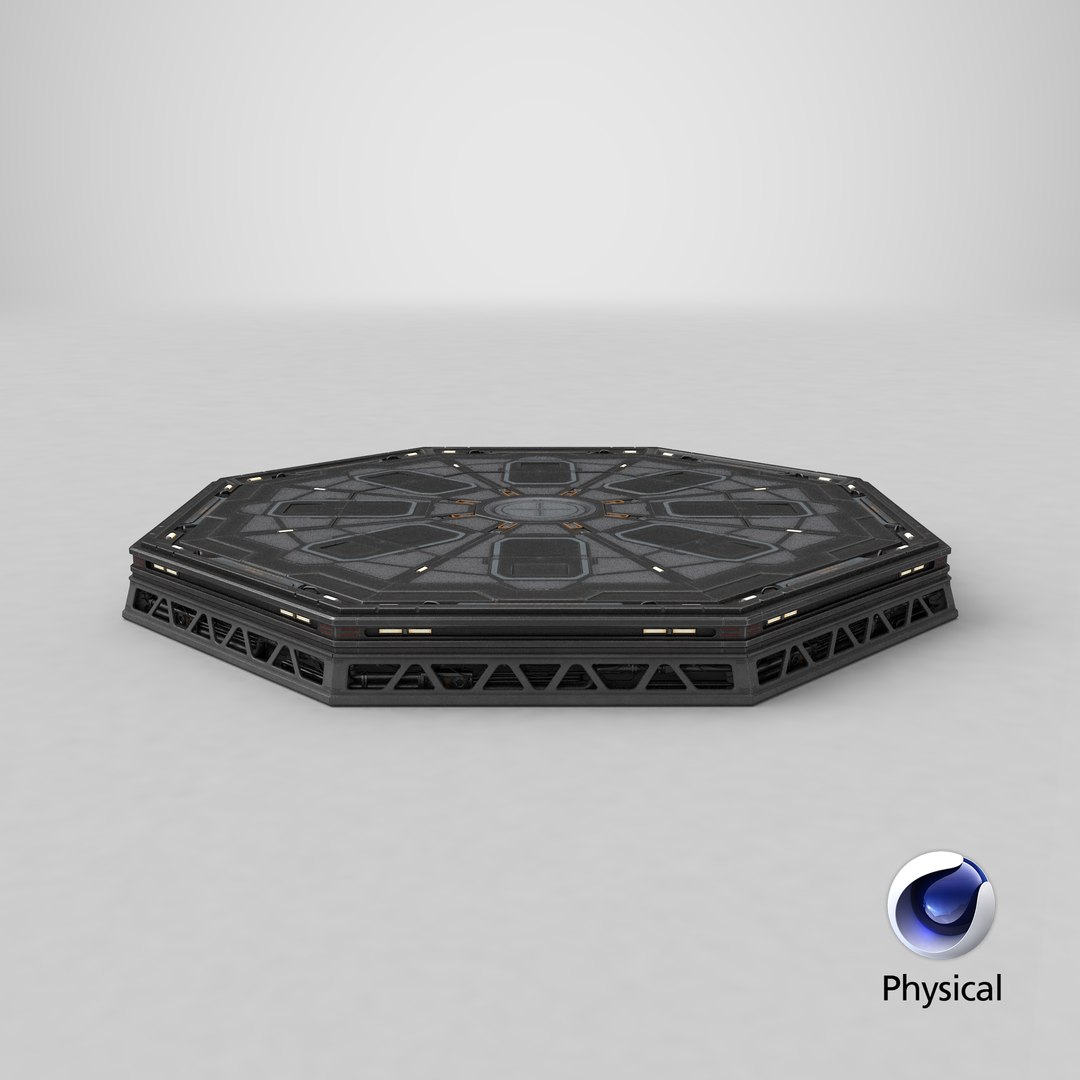 3D Helipad Landing Platform Model - TurboSquid 1677627