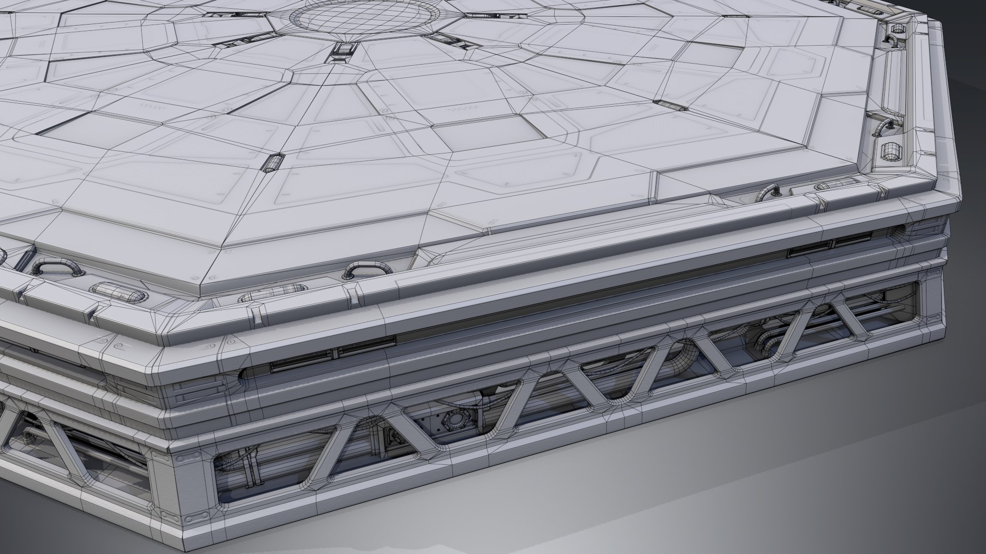 3D Helipad Landing Platform Model - TurboSquid 1677627