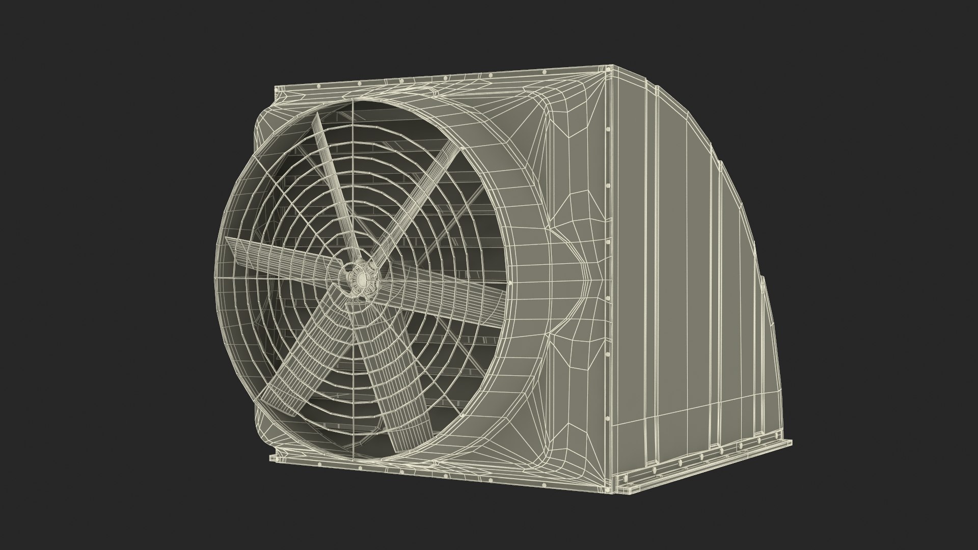 Roof Exhaust Ventilation Fan Black 3D Model - TurboSquid 2318907