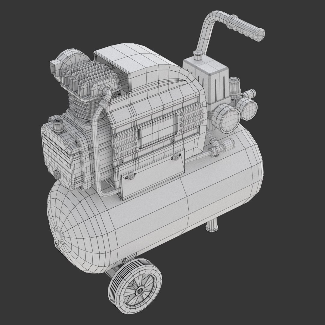 Air Compressor Model - TurboSquid 1149634