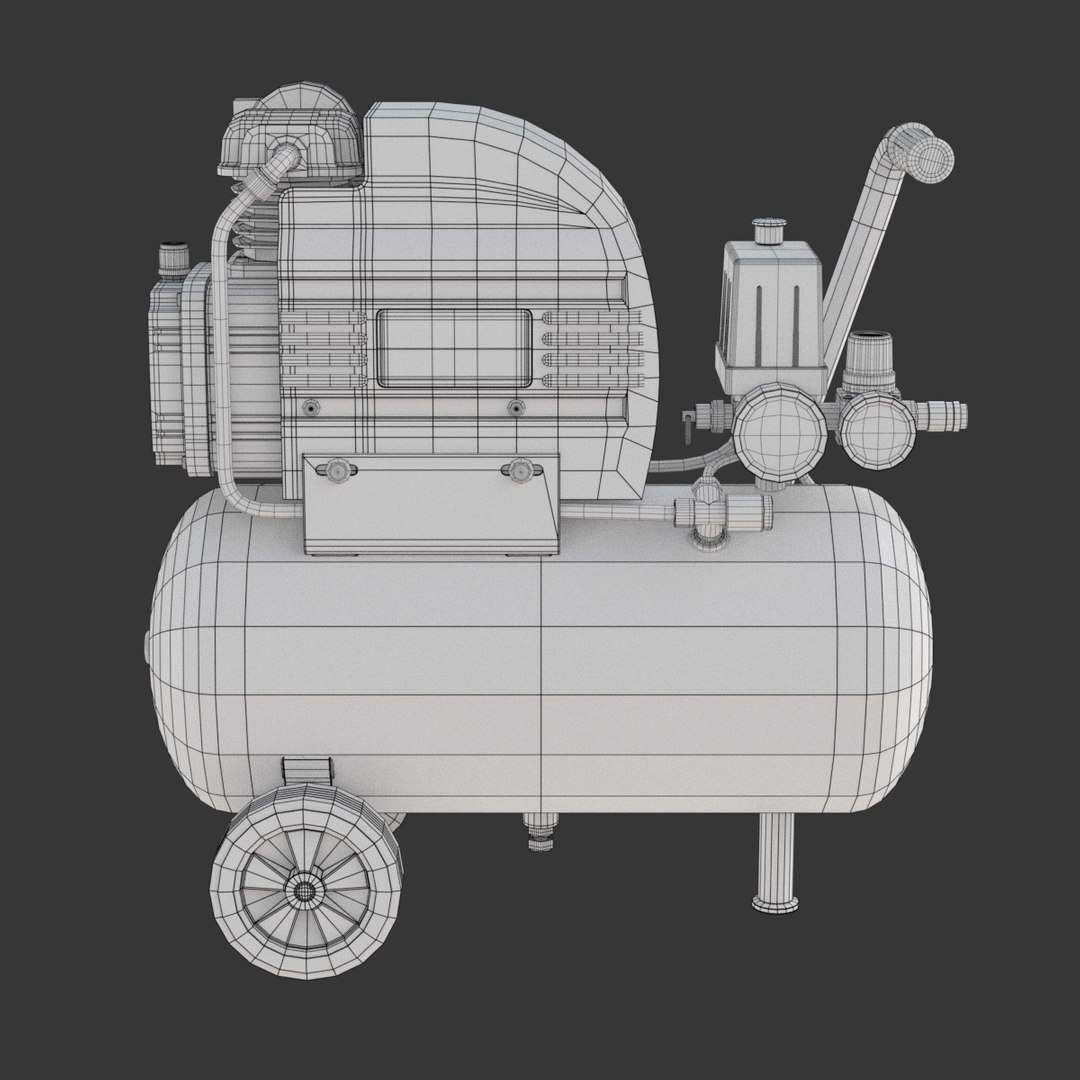 Air Compressor Model - TurboSquid 1149634