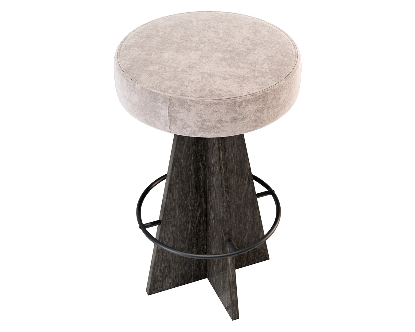 3D Model West Elm Eguzki Swivel Bar Counter Stools - TurboSquid 2333811