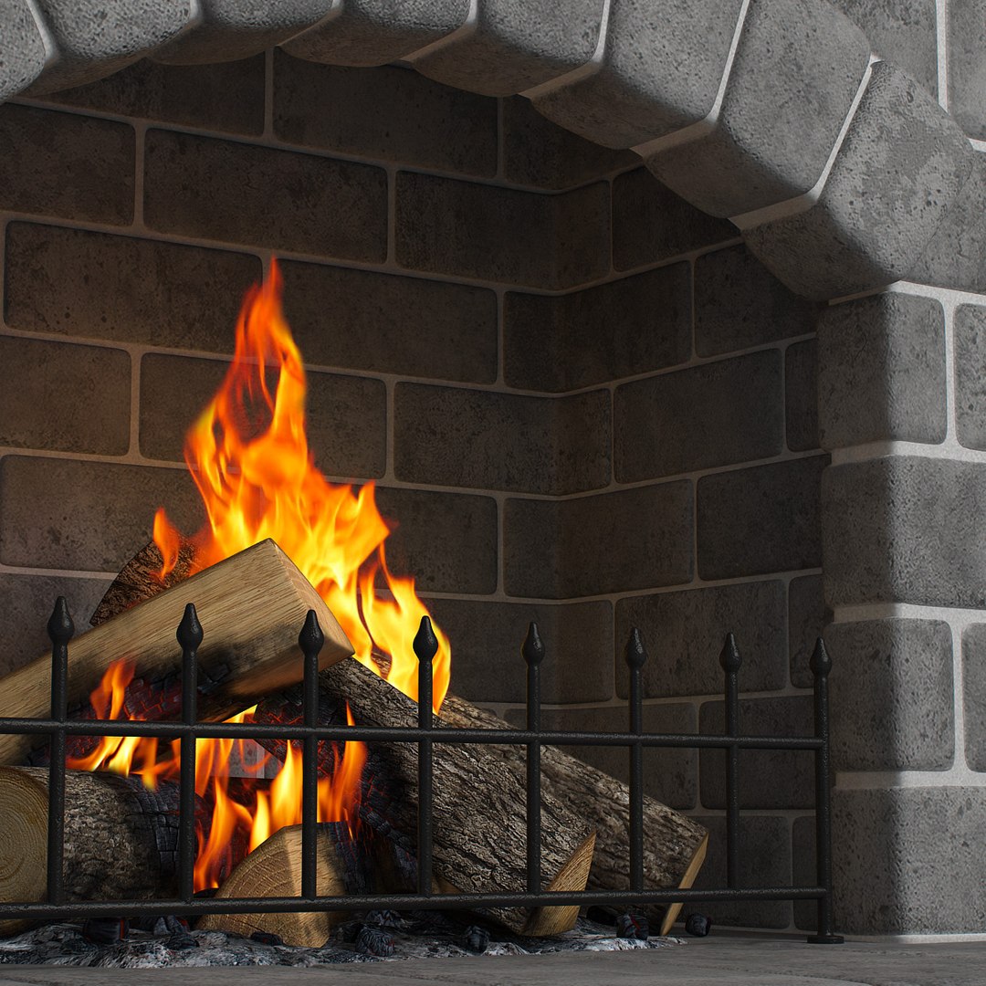 3d Max Fireplace Place