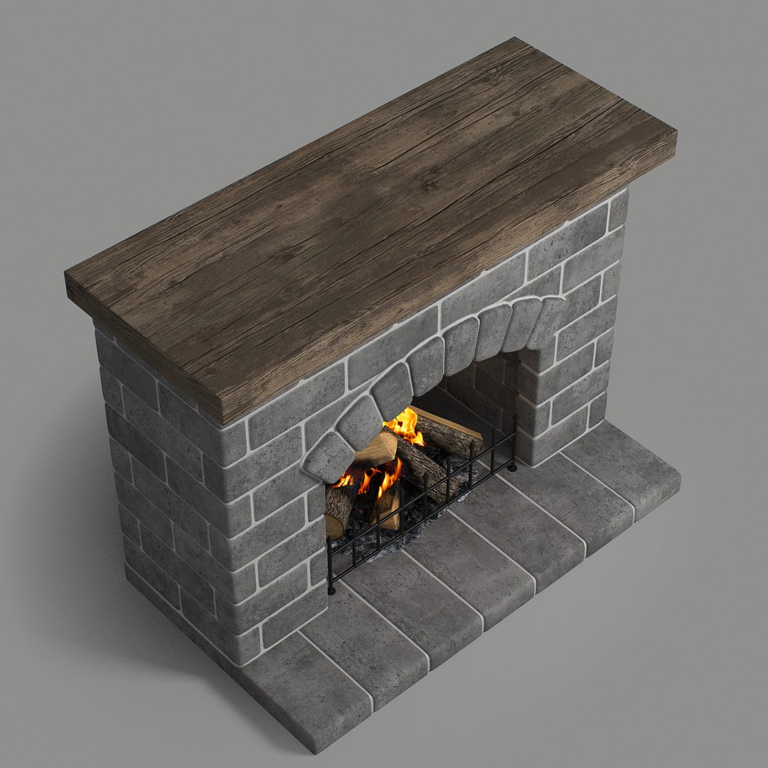3d Max Fireplace Place