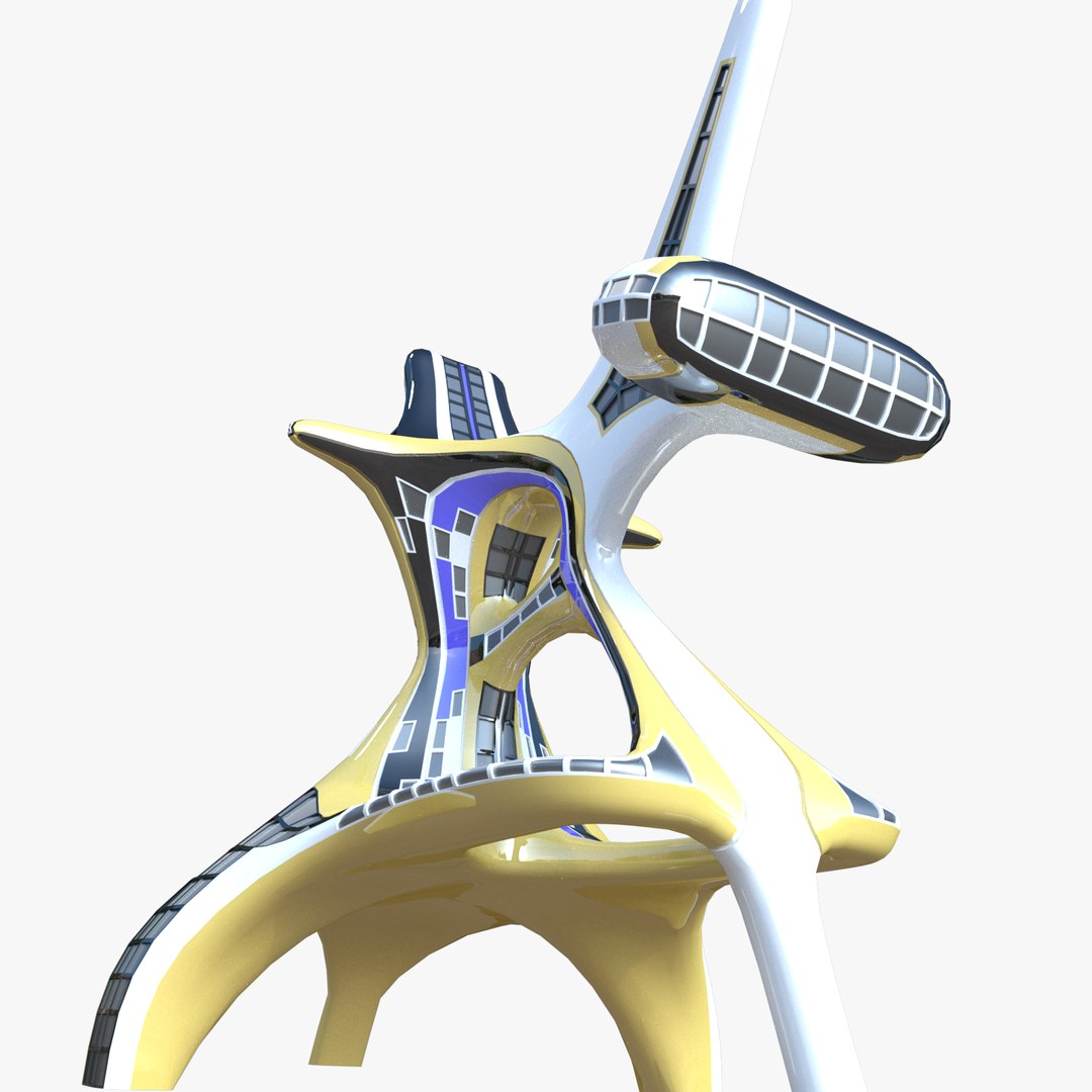 Future building 3D model - TurboSquid 1419230