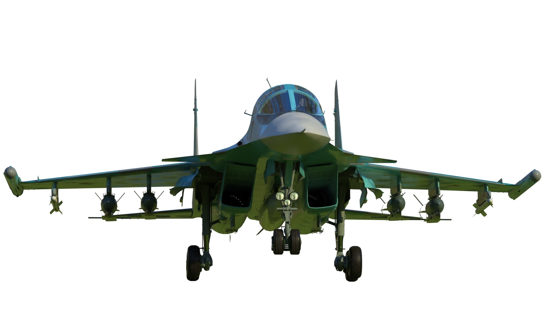 Sukhoi Su-34 Fullback 3D Model - TurboSquid 2183521