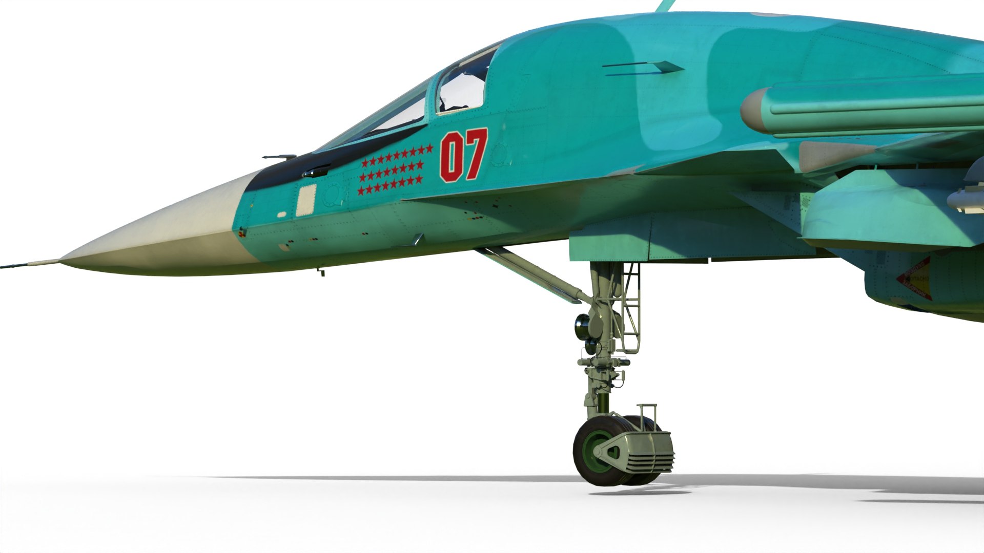 Sukhoi Su-34 Fullback 3D Model - TurboSquid 2183521