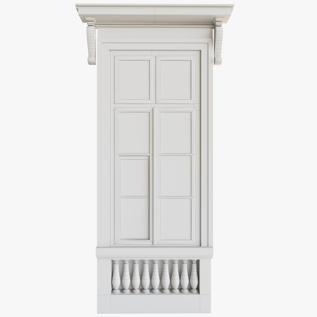 3D Classical Window - TurboSquid 2047094