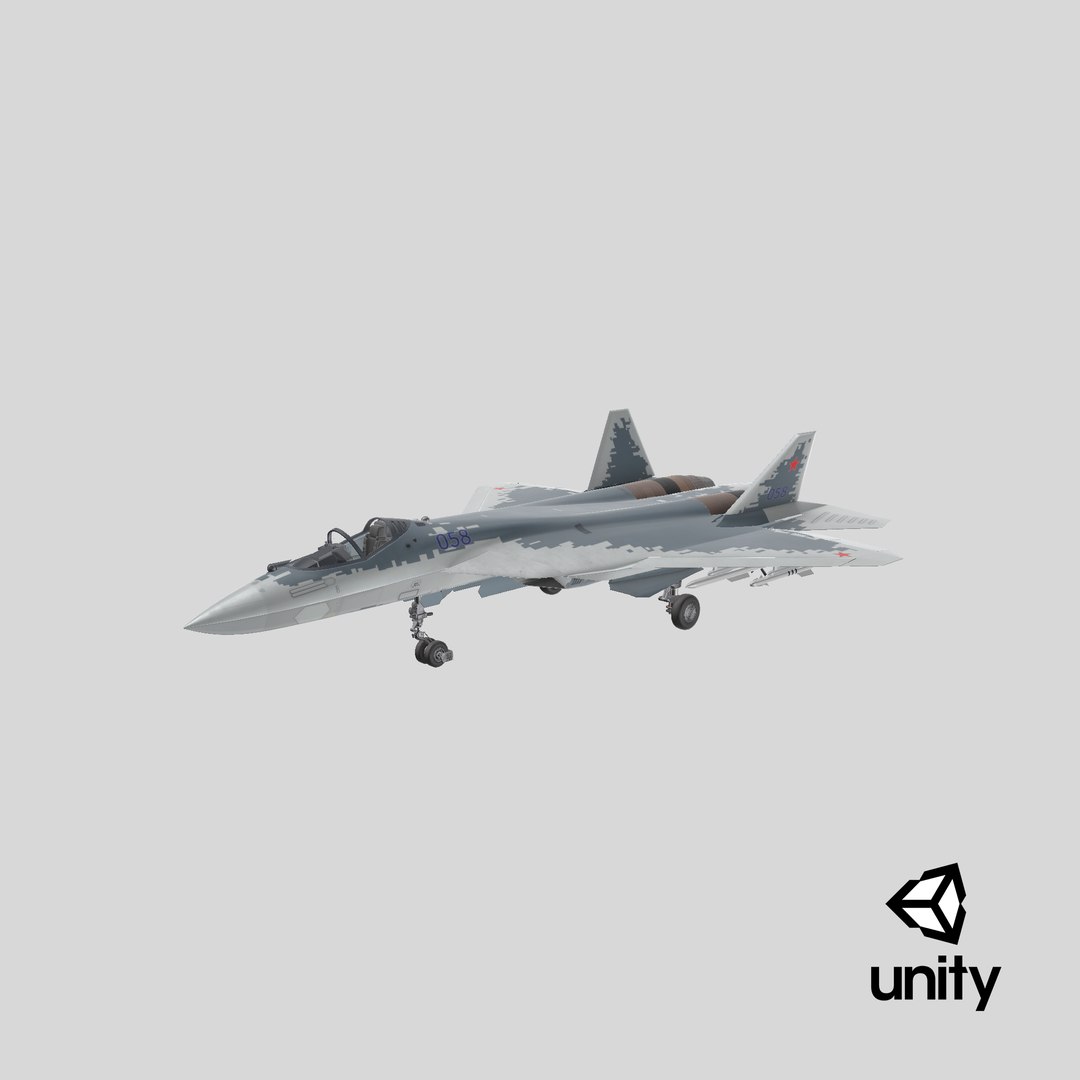 Sukhoi su-57 - pbr 3D - TurboSquid 1402272