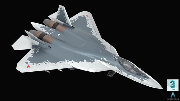 Sukhoi Su-57 - PBR3D模型 - TurboSquid 1402272