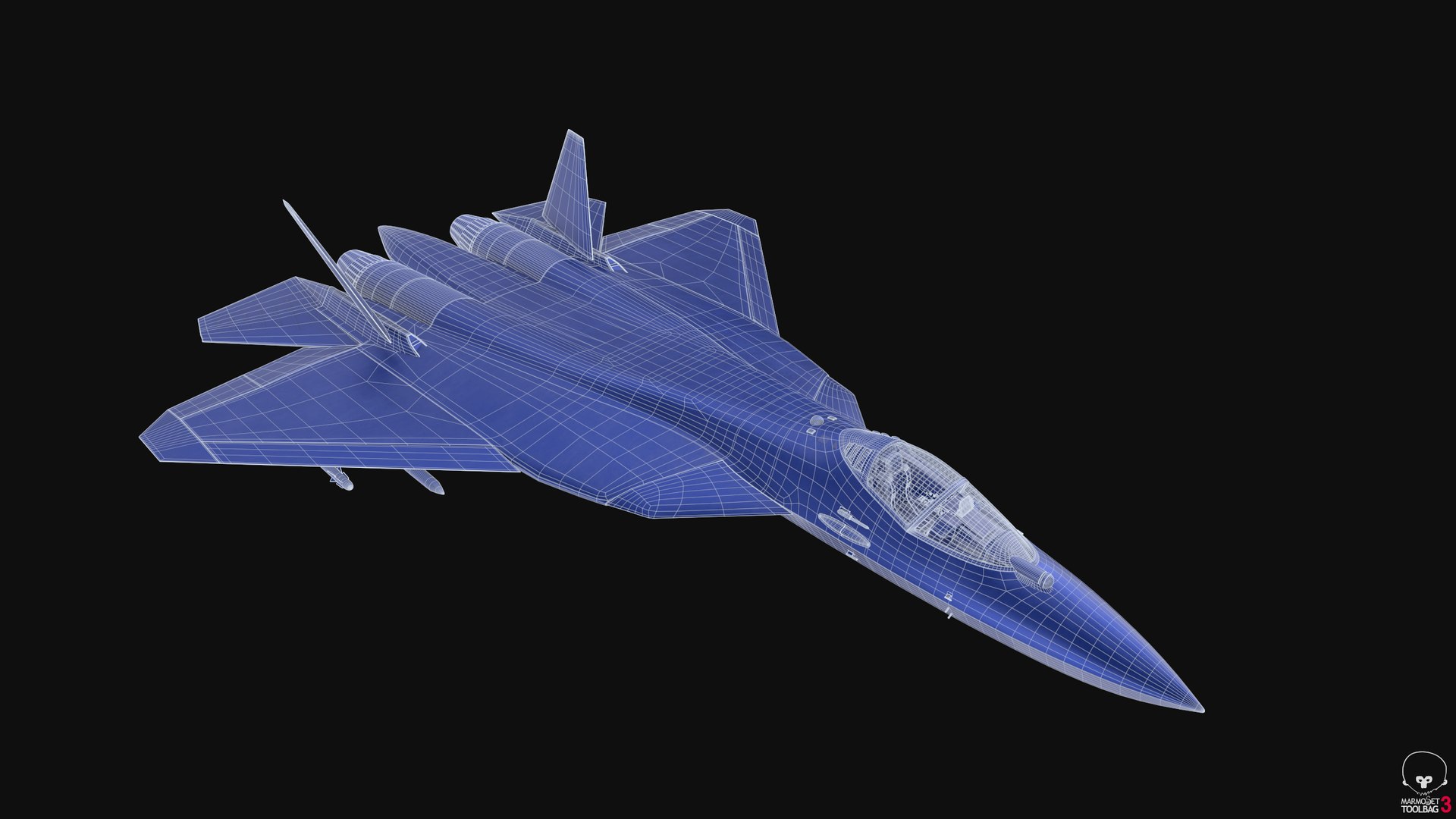 Sukhoi su-57 - pbr 3D - TurboSquid 1402272