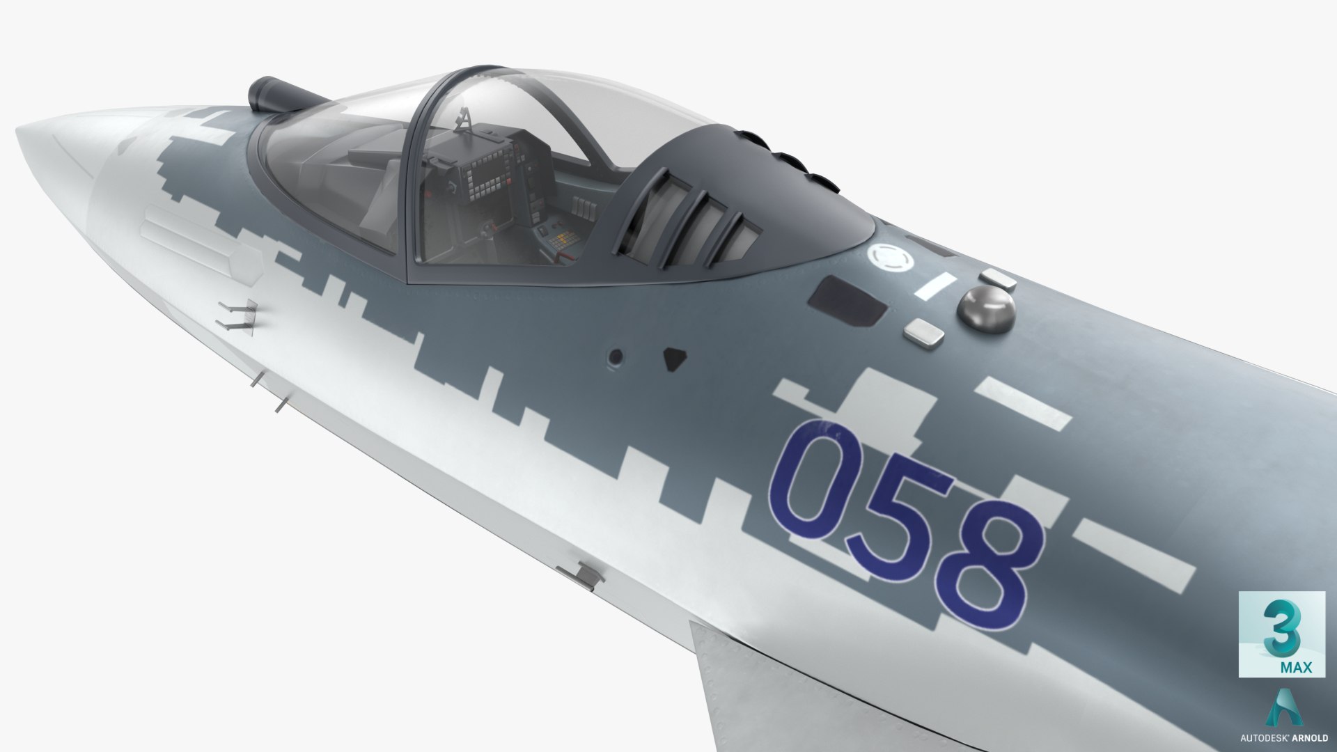 Sukhoi su-57 - pbr 3D - TurboSquid 1402272