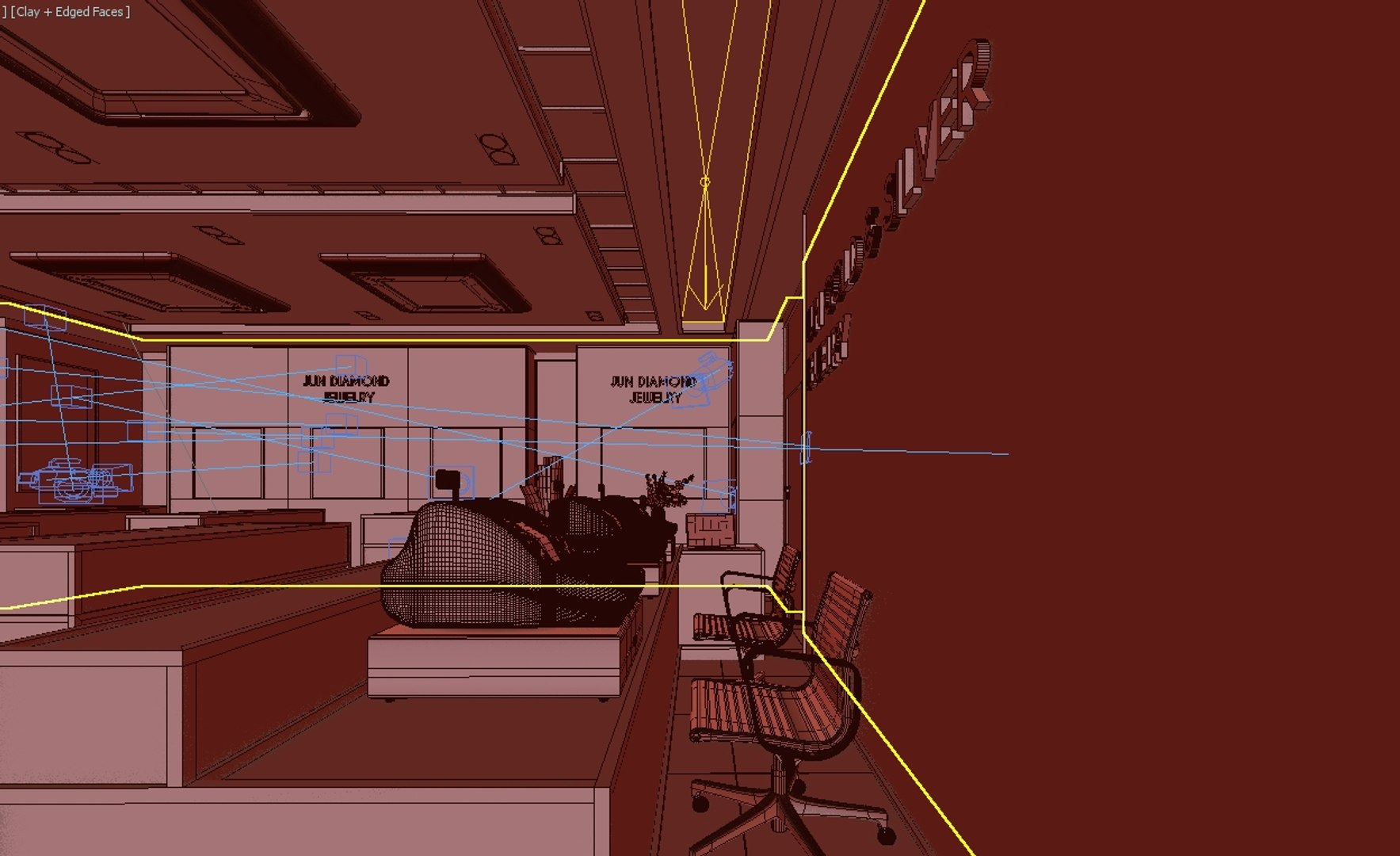 Luxury Jewelry Store Interior 3D Model - TurboSquid 2202590