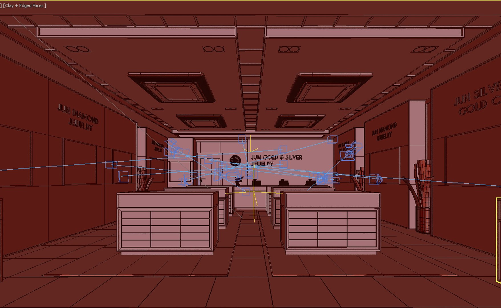 Luxury Jewelry Store Interior 3D Model - TurboSquid 2202590