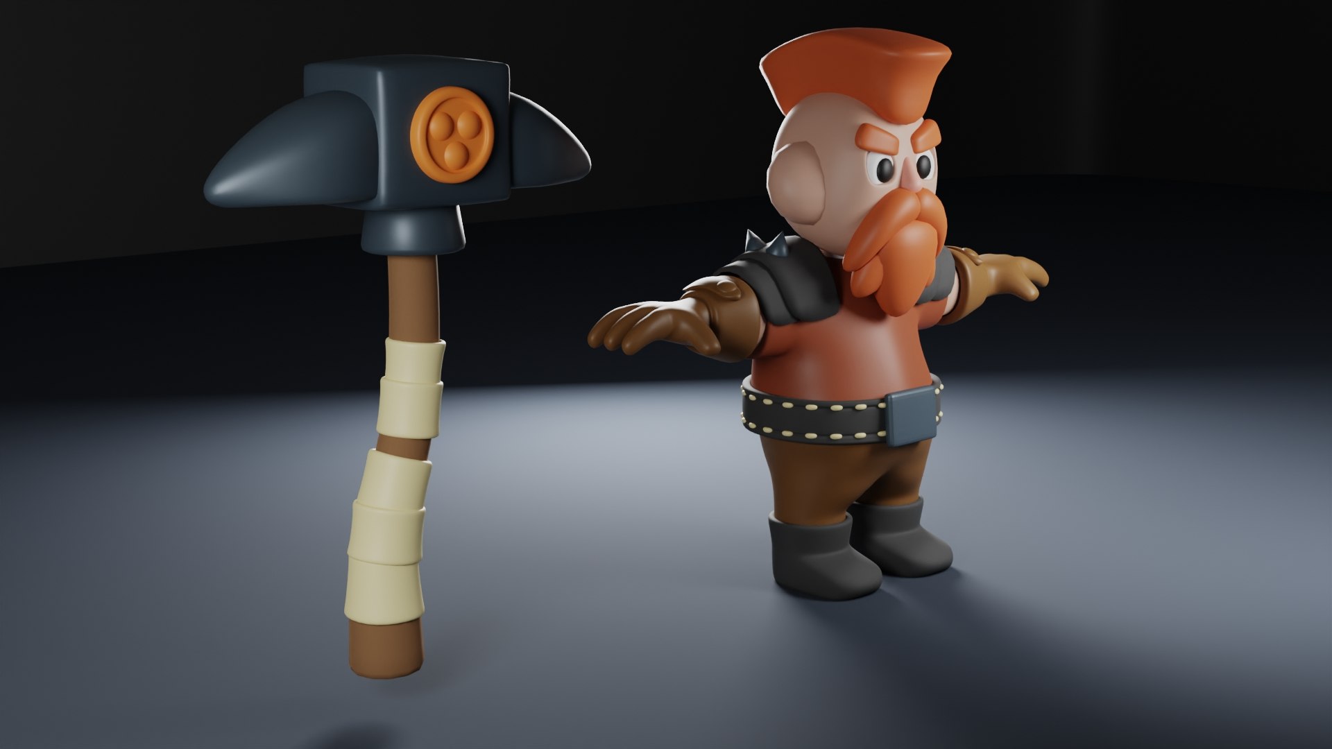 Stylized Dwarf Character 3D - TurboSquid 1994822